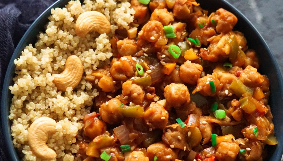 Chilli Chana - Crispy Chana Chilli Recipe - Some Indian Girl