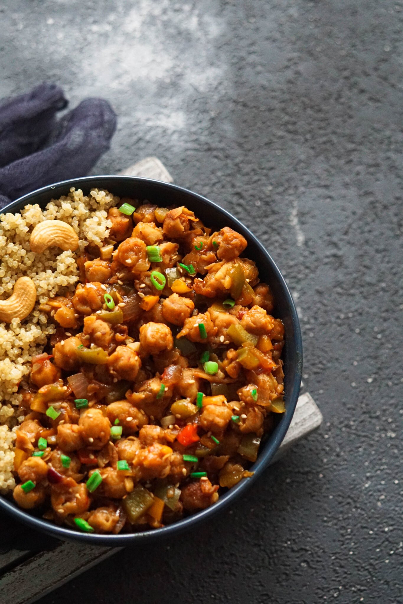 Chilli Chana - Crispy Chana Chilli Recipe - Some Indian Girl