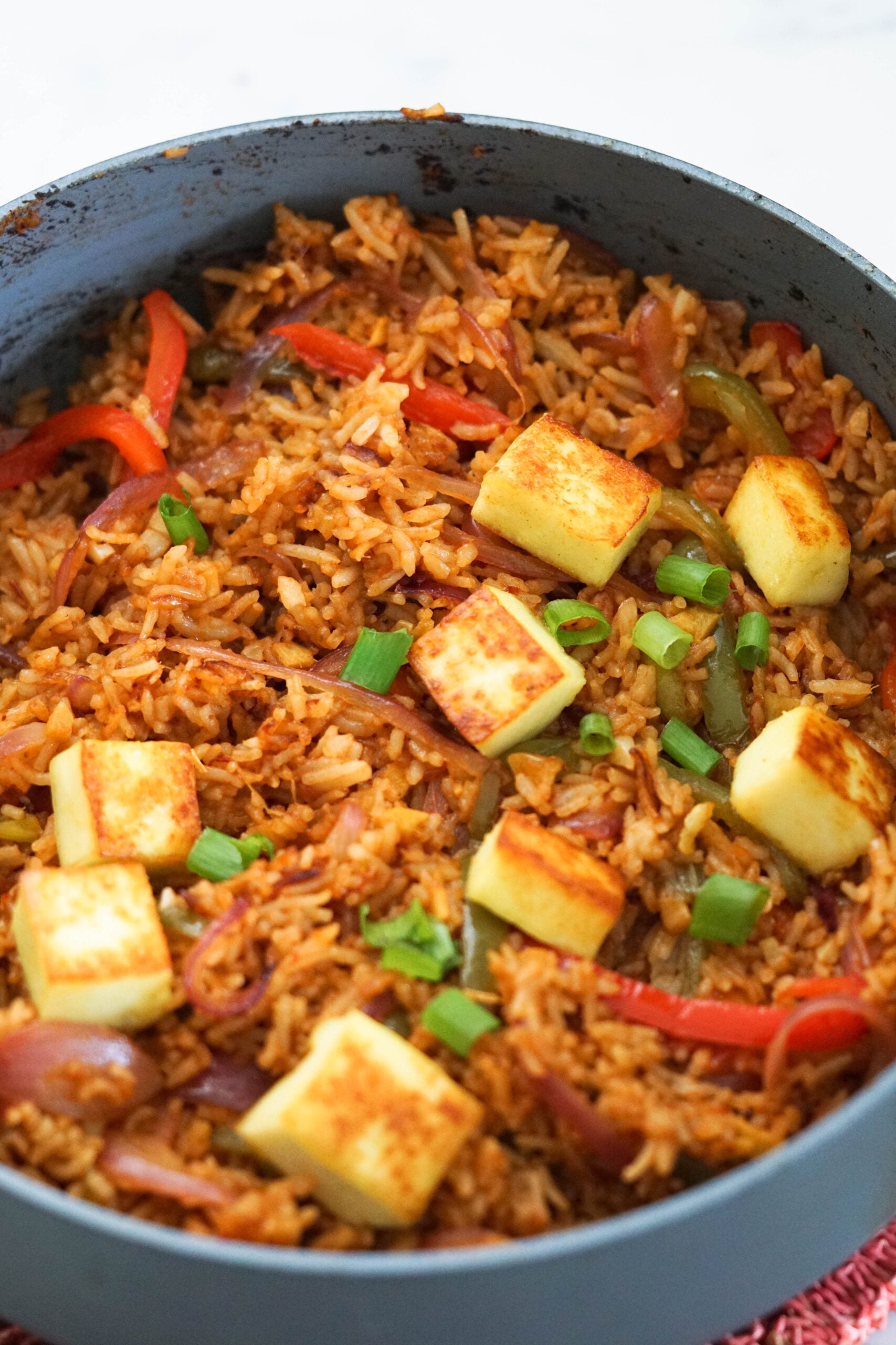 Chilli Paneer Fried Rice - Easy One Pot Meal- Some Indian Girl