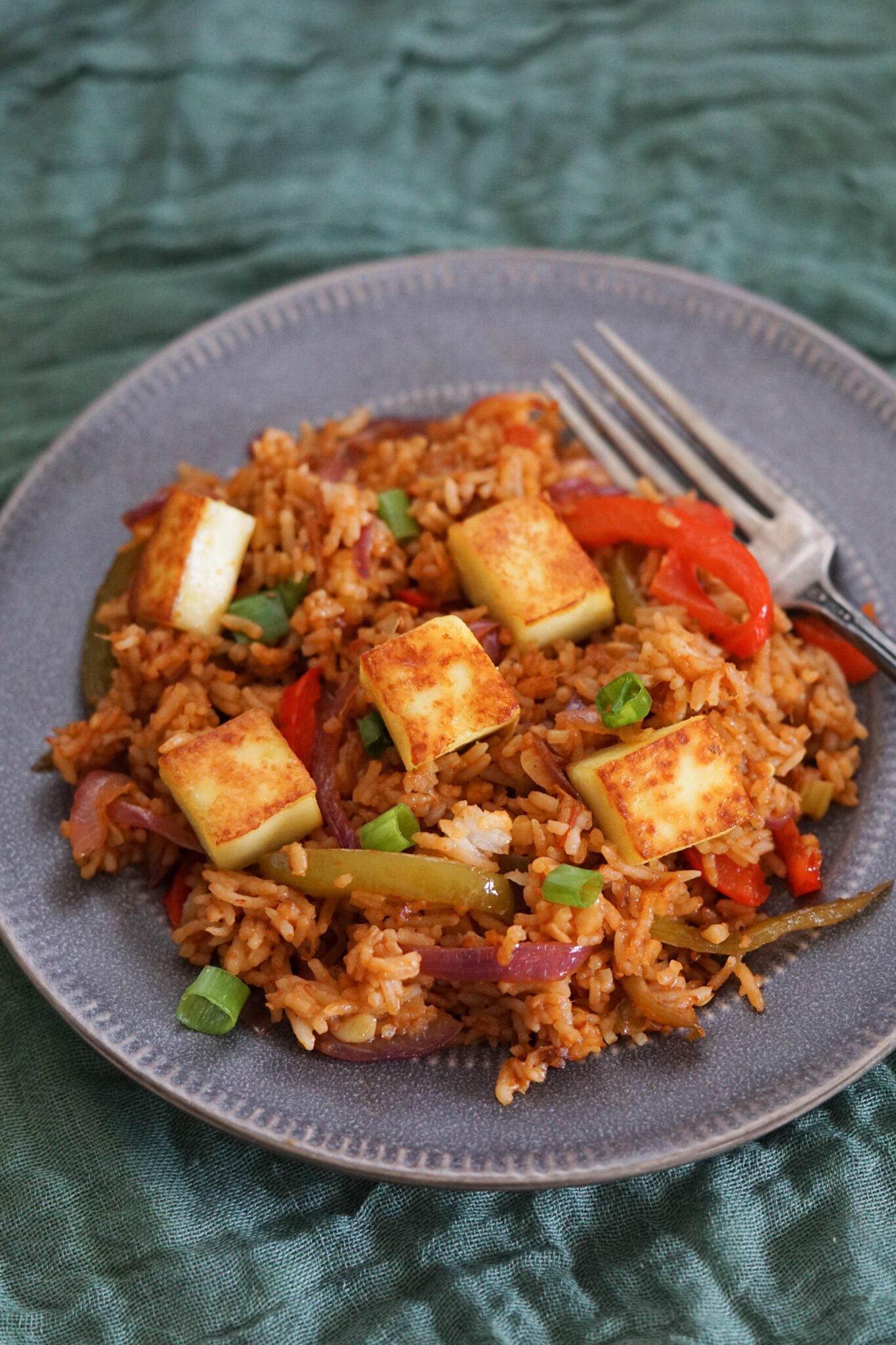 Chilli Paneer Fried Rice - Easy One Pot Meal- Some Indian Girl