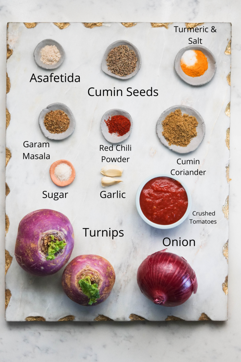 Delicious Indian Shalgam Sabzi (Vegetarian Turnip Curry) -Indian Turnip ...