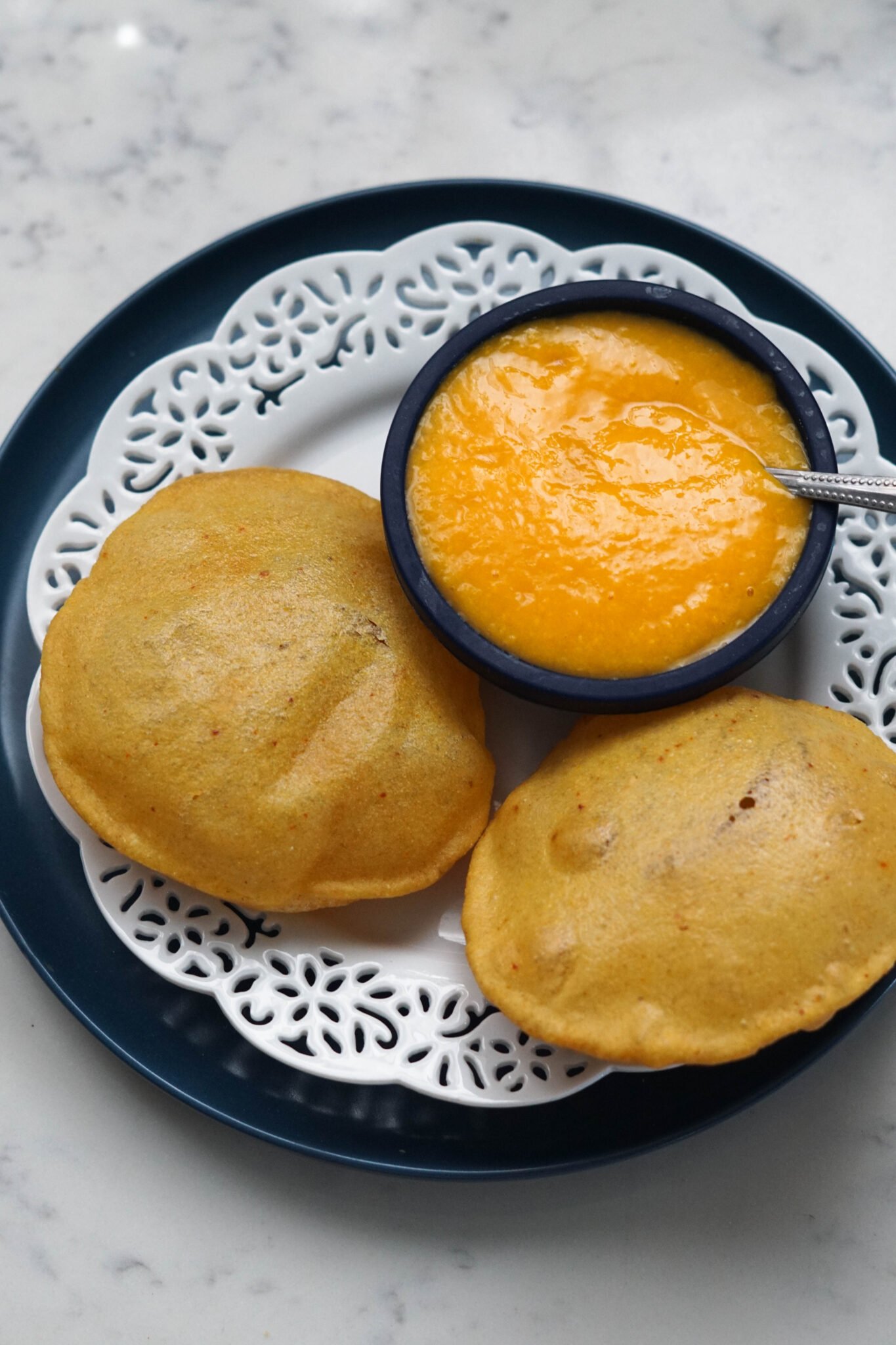 Mom’s Fluffy Masala Puri - Masala Poori Recipe - Some Indian Girl