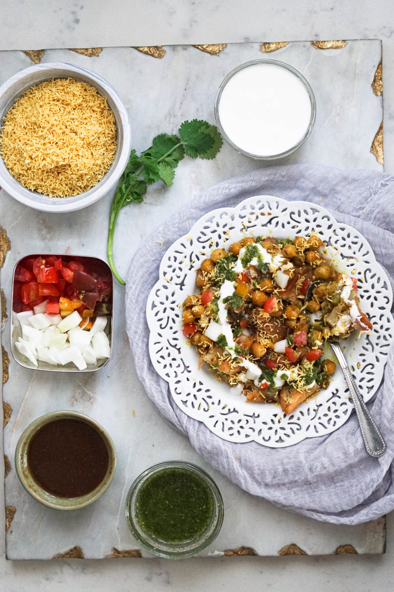 Quick Samosa Chaat - Some Indian Girl