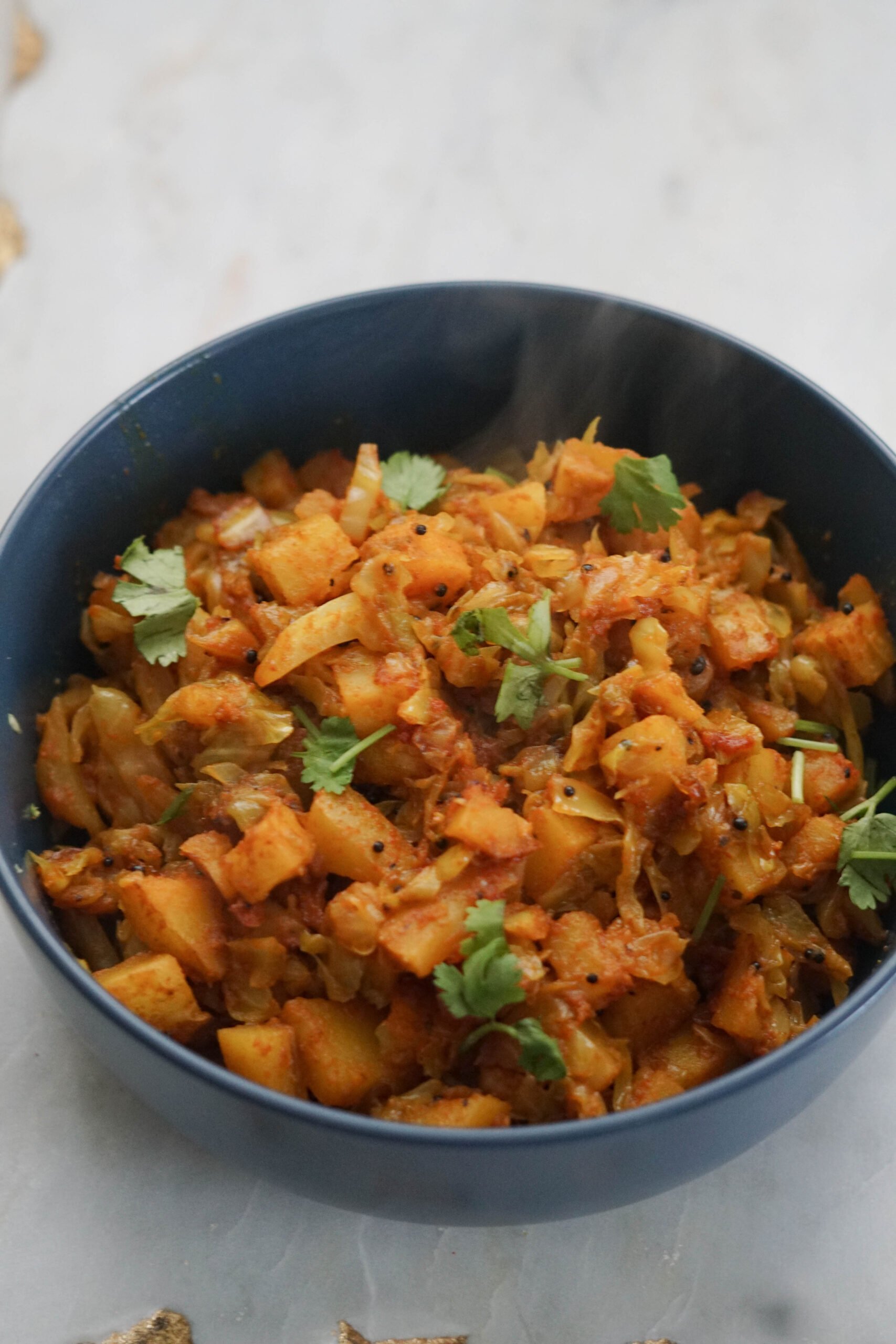 Quick Cabbage Shaak (Cabbage Sabzi) - Some Indian Girl