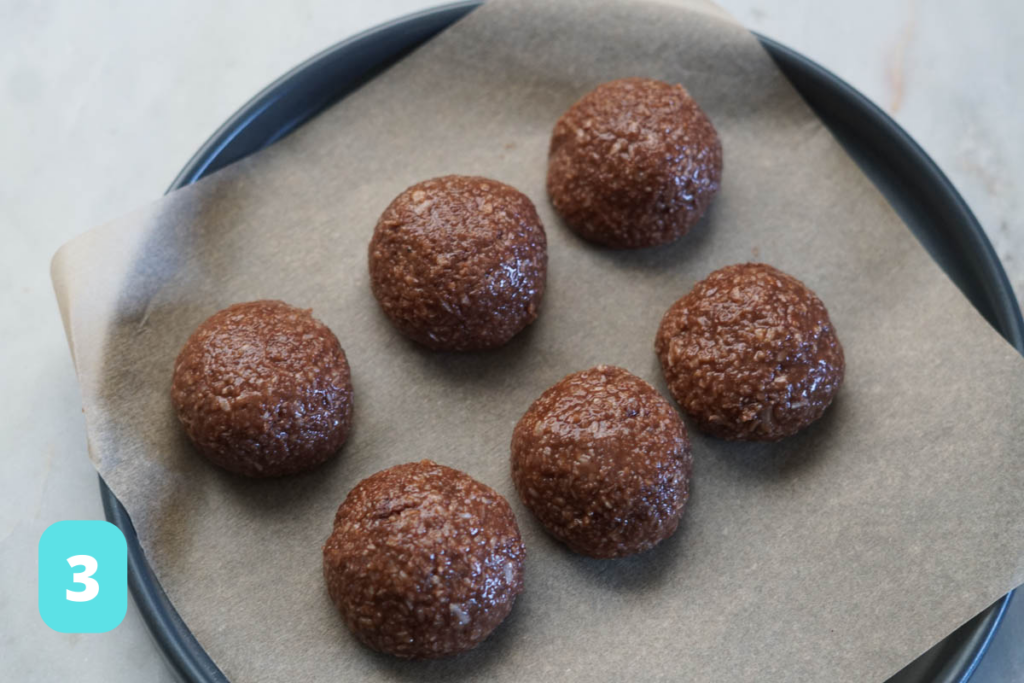2 Ways Instant Chocolate Coconut Ladoo (Condensed Milk) - Some Indian Girl