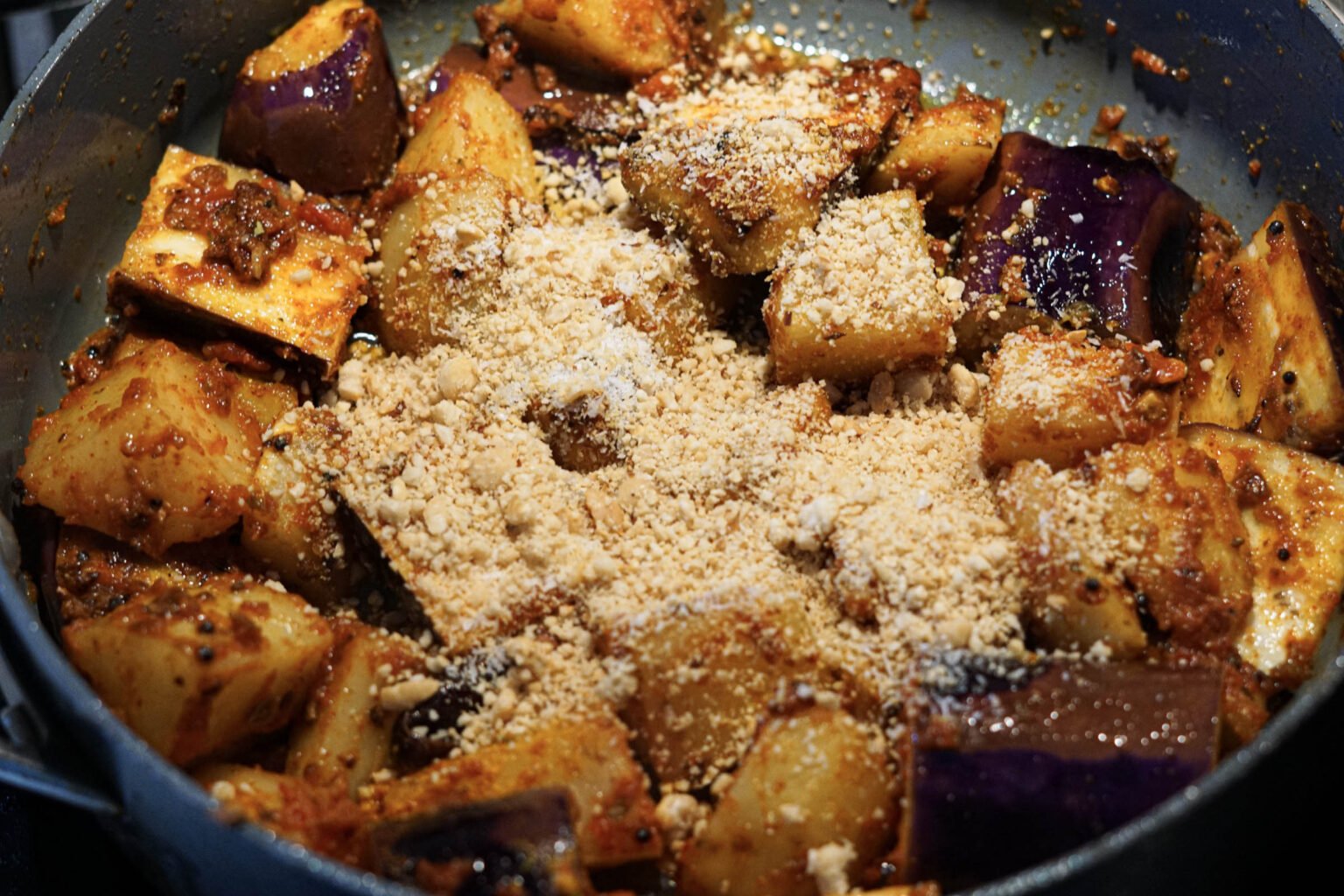 Best Ringan Bateta Nu Shaak (Eggplant Potato) - Some Indian Girl