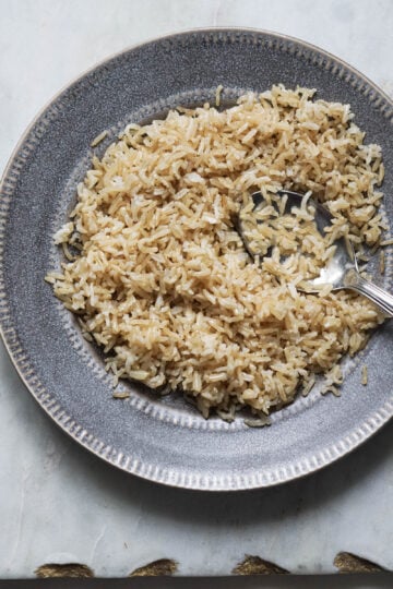 No Soak Fluffy Instant Pot Brown Basmati Rice - Some Indian Girl