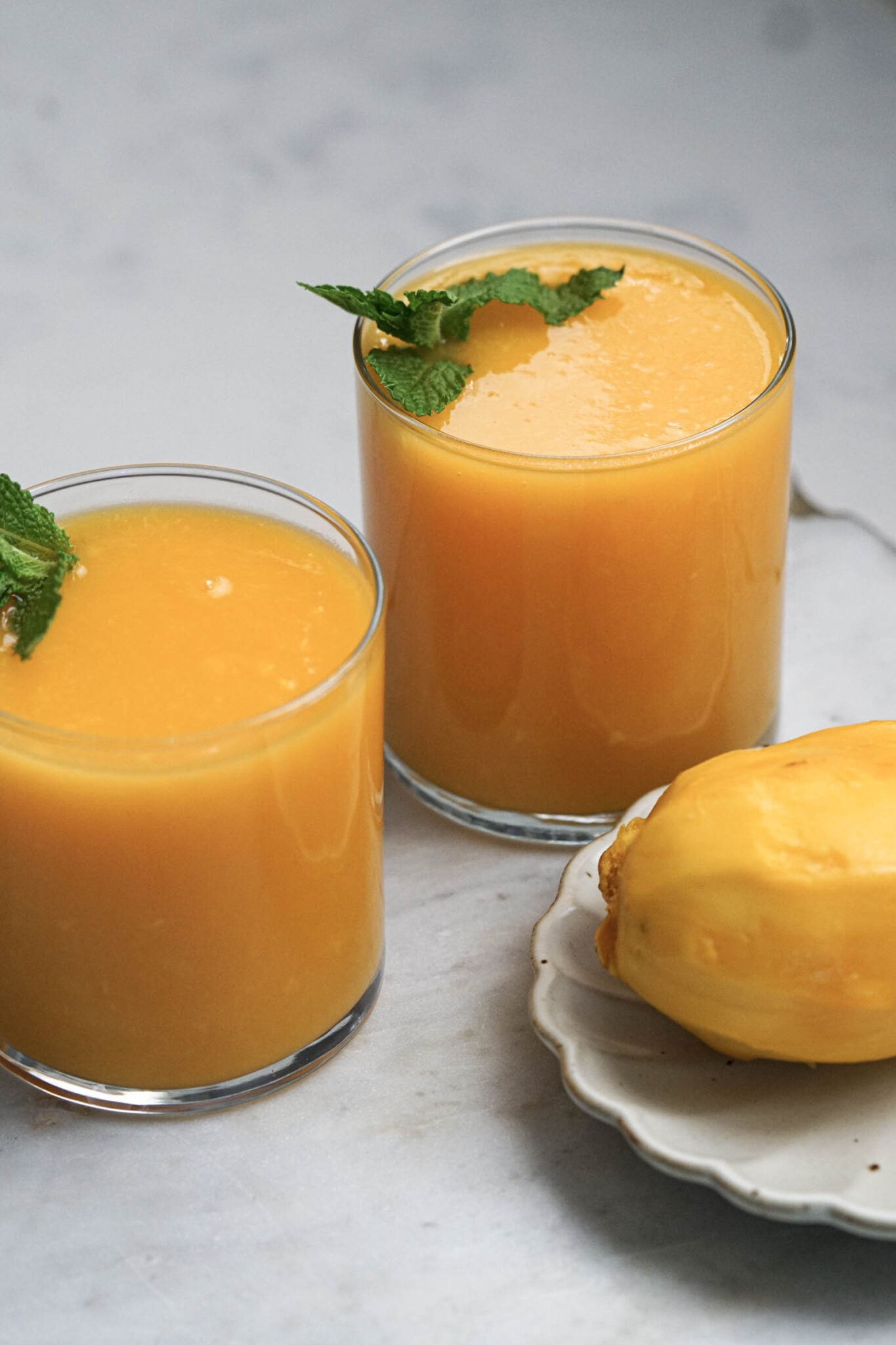 Fresh Mango Juice No Sugar Added (Mango Nectar) - Some Indian Girl