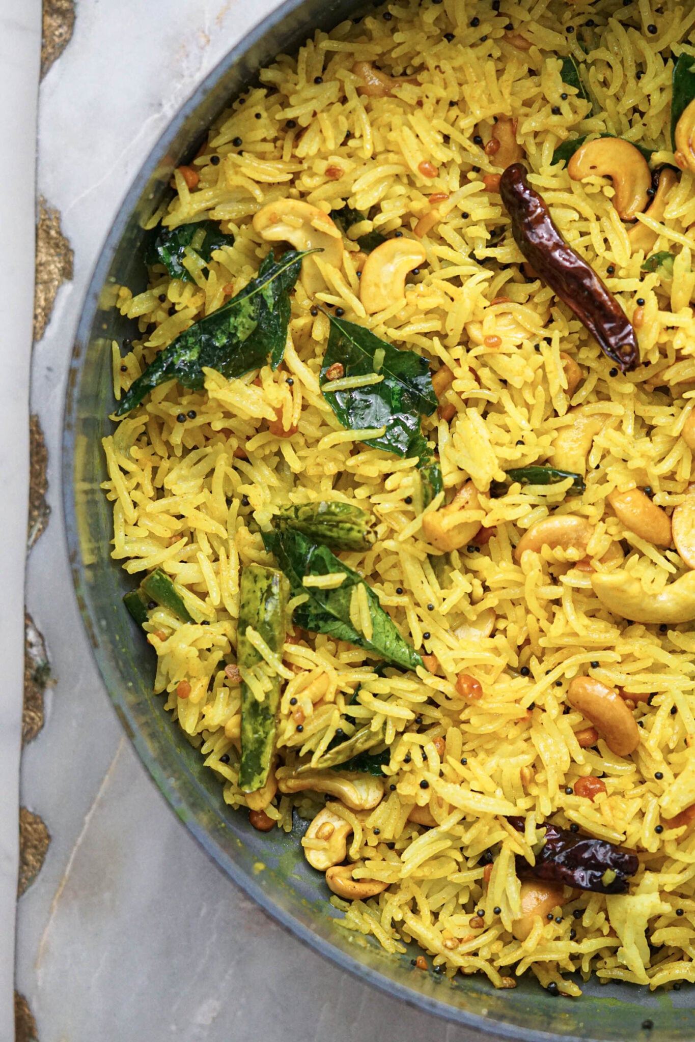 10 Minute Indian Lemon Rice (Stovetop) - Some Indian Girl