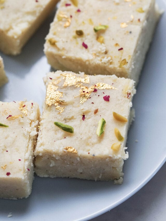 15 Minute Milk Barfi Recipe (Milk Powder Burfi) - Some Indian Girl