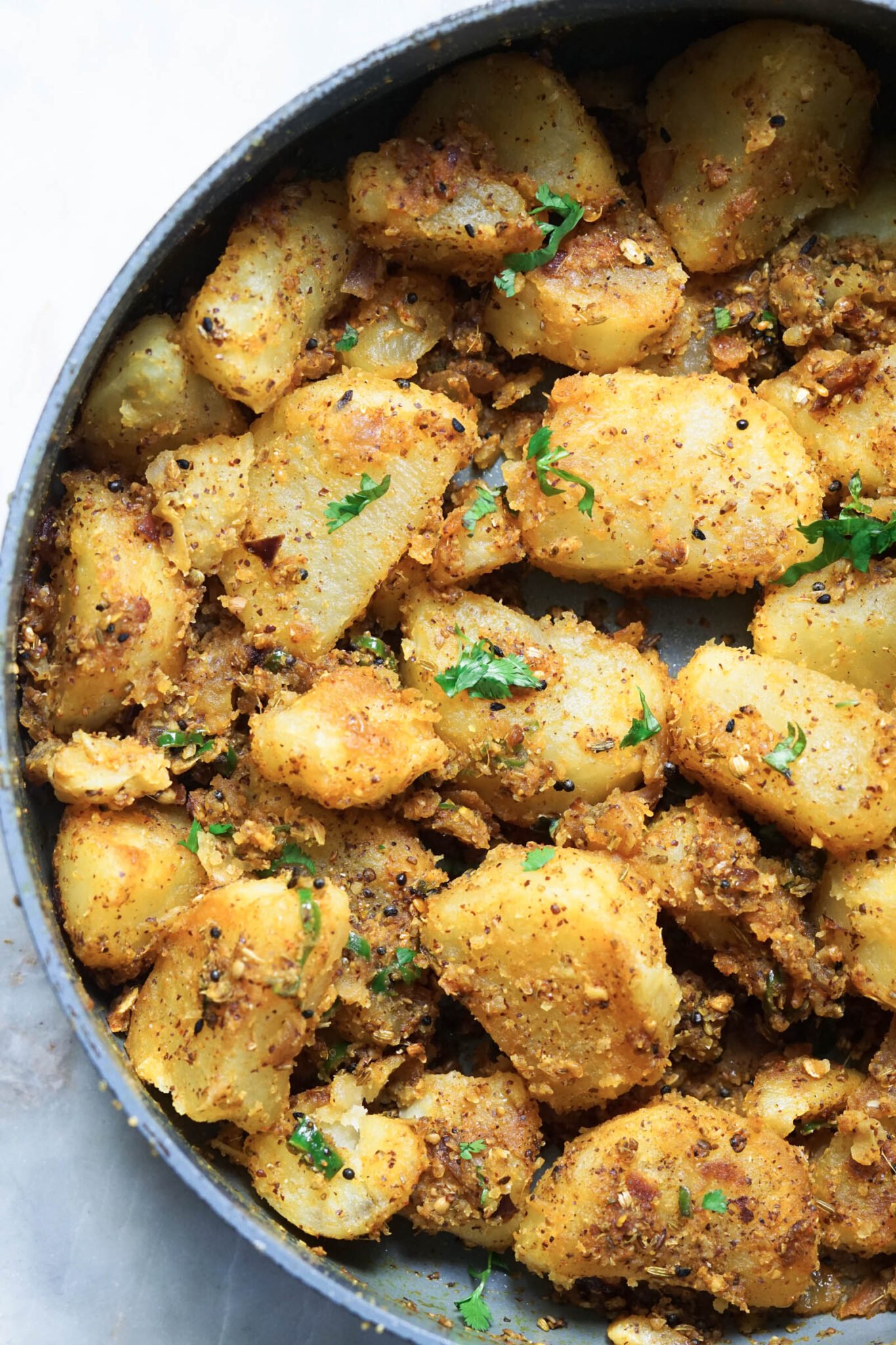 Tangy Achari Aloo + Achari Spice Mix Recipe - Some Indian Girl