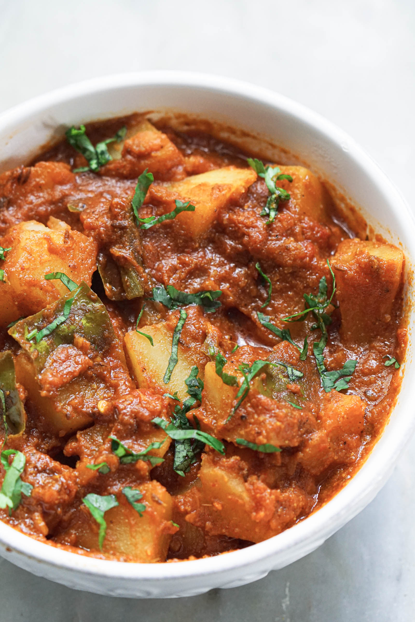 Easy Indian Potato Curry Bataka Nu Shaak - Some Indian Girl